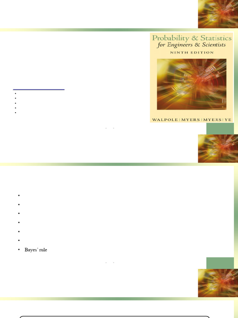 Prob and Statistics 6th Lecture 12-16-2023 | PDF | Probability ...