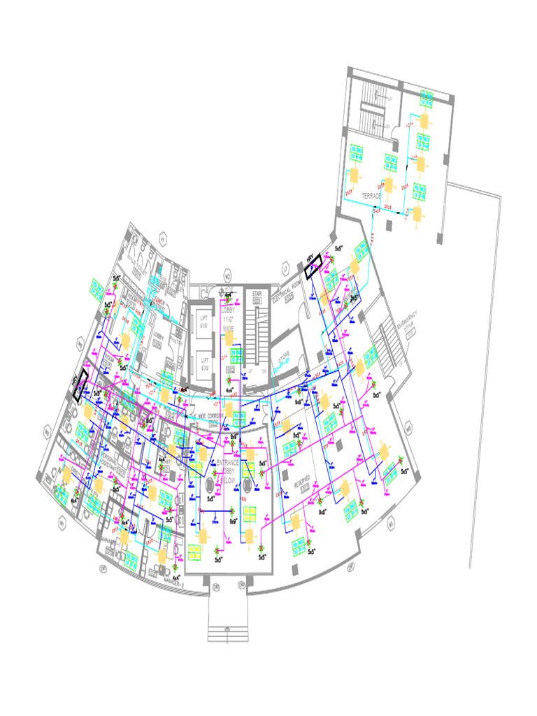 VRF Single Line Drawing | PDF