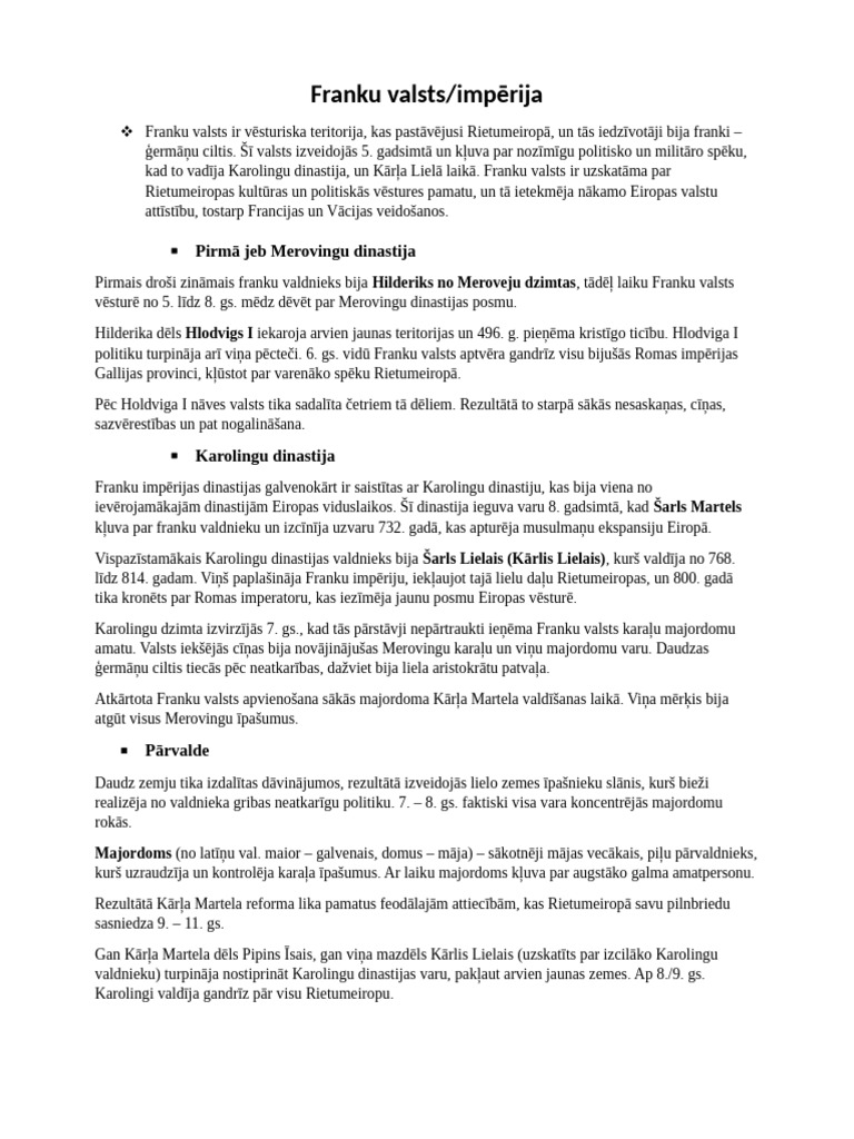 Franku Valsts | PDF