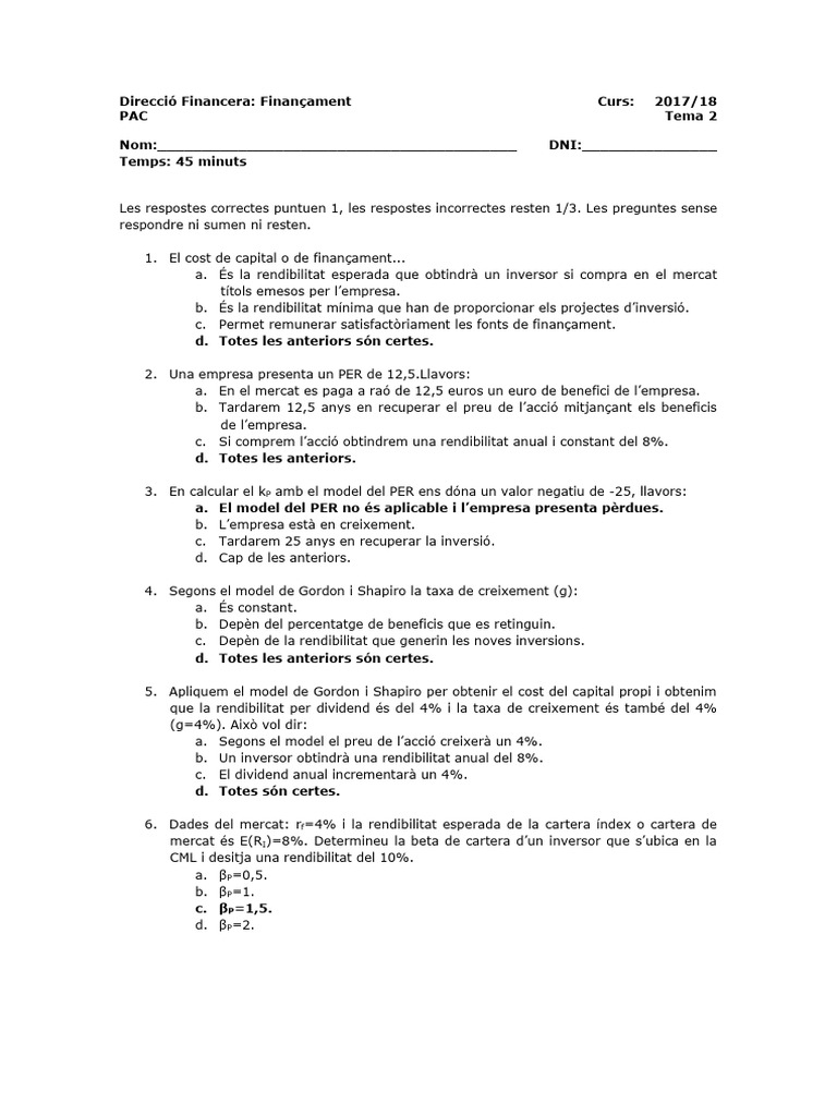 Prova Tema 2 Solucionada | PDF