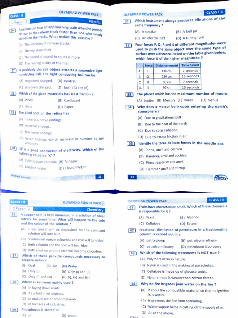 NSTSE Power Pack | PDF | Anode | Electric Charge