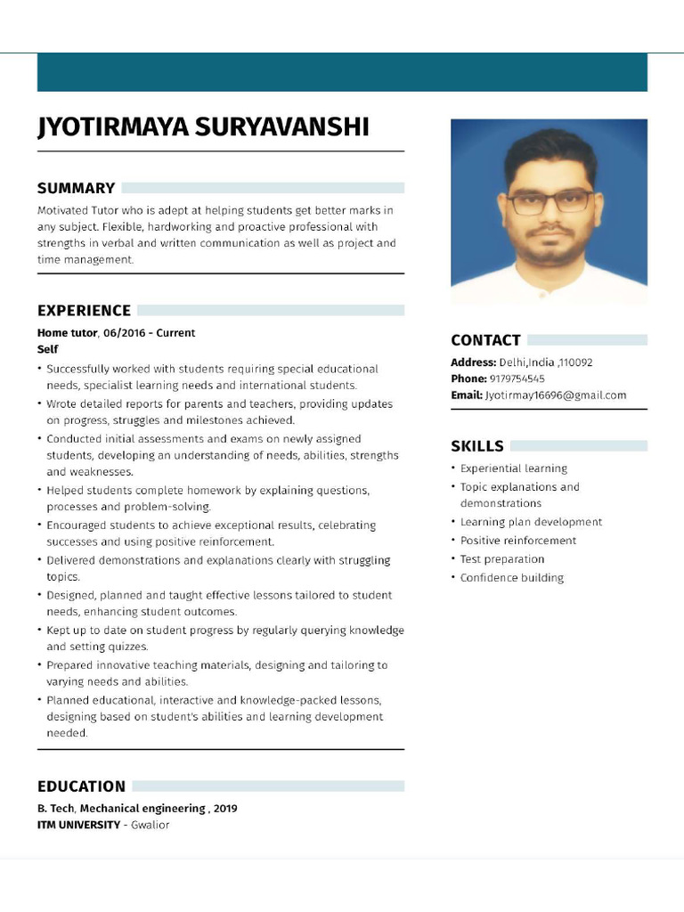My resume js | PDF