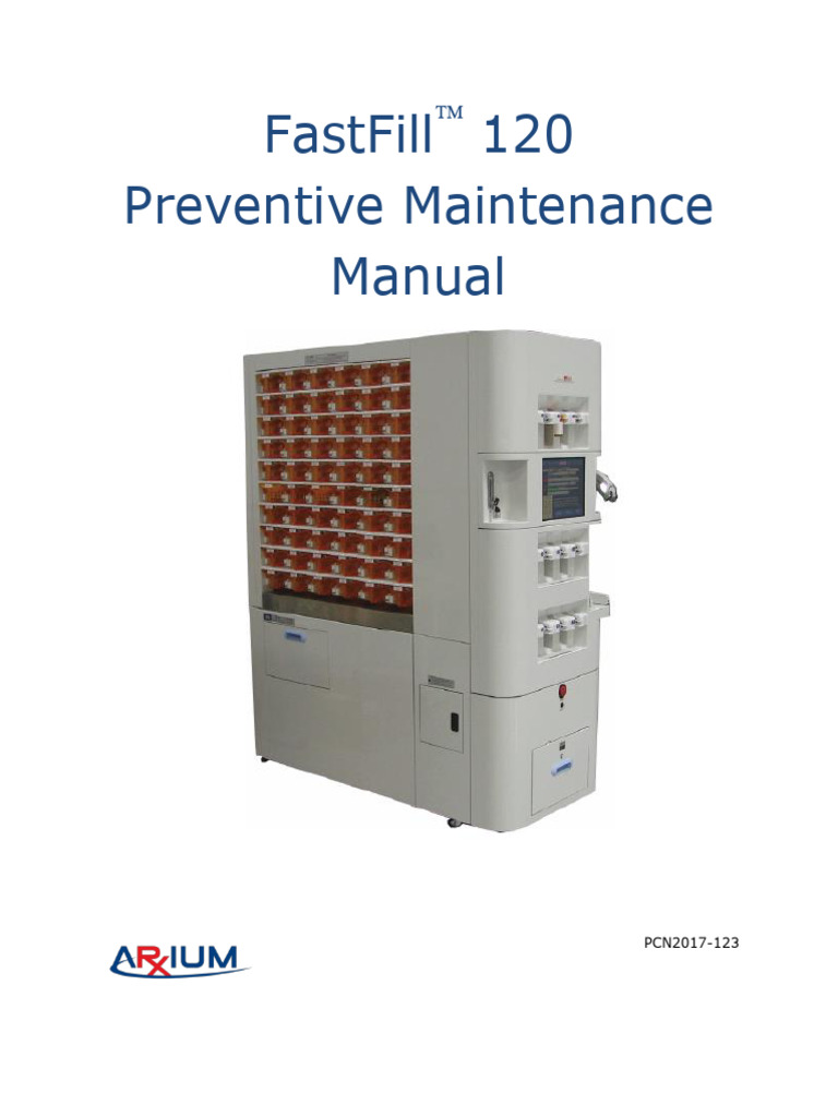 FastFill_120_PM_Manual | PDF | Elevator | Printer (Computing)