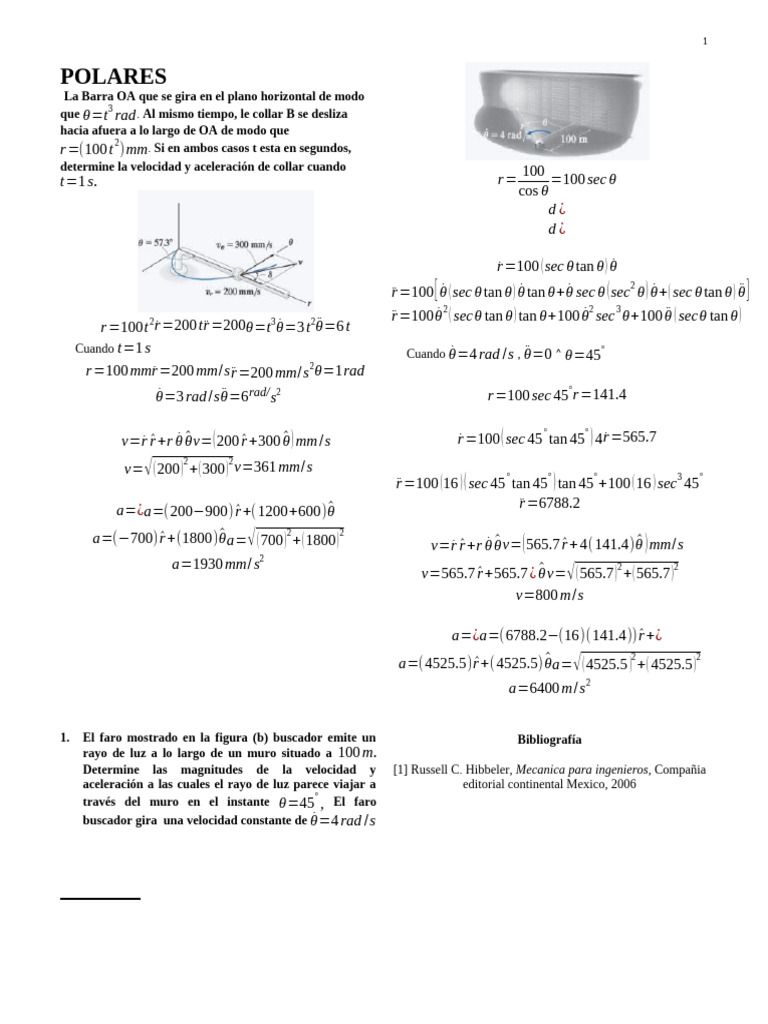 Tarea | PDF | Cinemática | Movimiento (física)