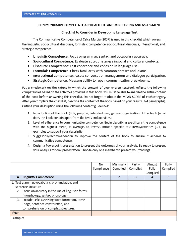 Checklist For Textbook Analysis | PDF | Linguistics | Idiom