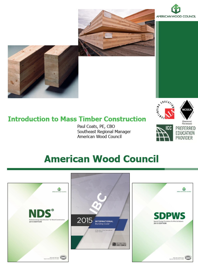 2 Introduction To Mass Timber Construction | PDF | Lumber | Building ...