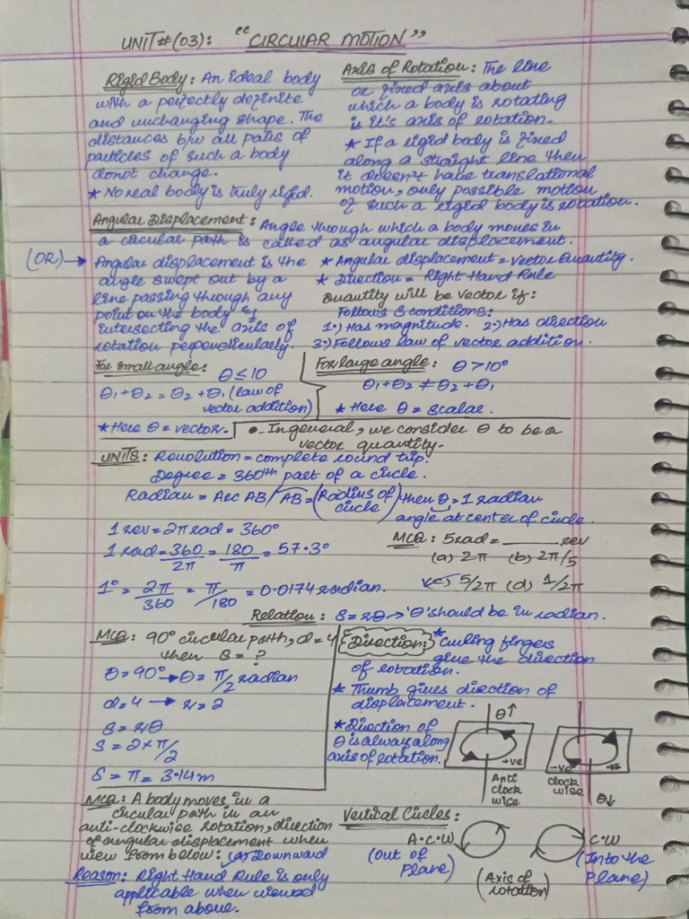 Circular motion | PDF | Motion (Physics) | Classical Mechanics