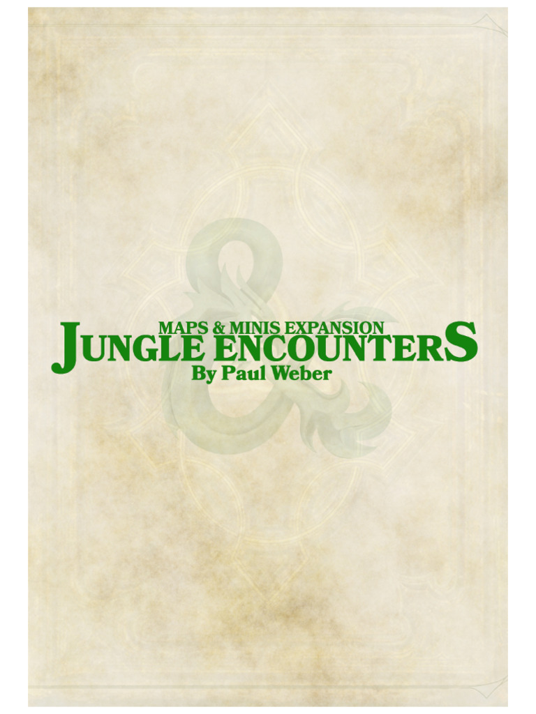 Jungle Encounters Maps & Minis | PDF