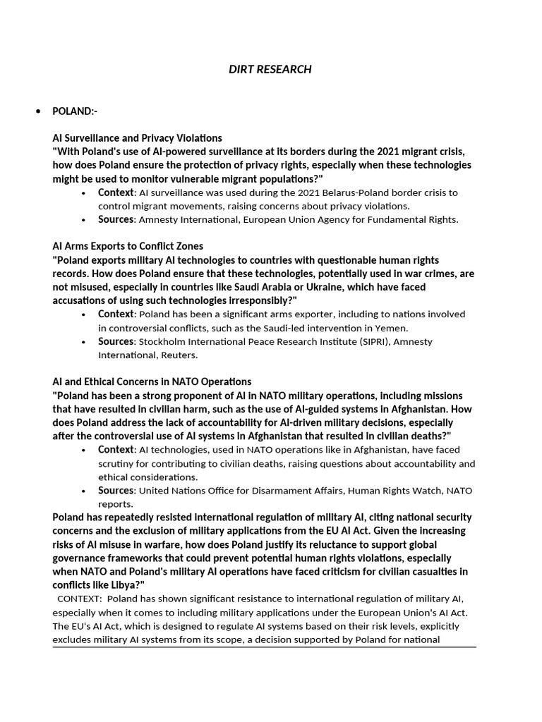 DIRT RESEARCH | PDF | Artificial Intelligence | Intelligence (AI ...