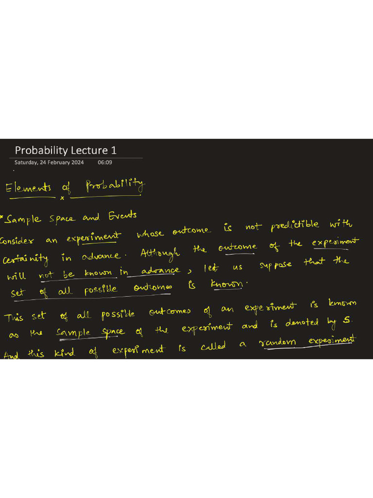 Probability 1 | PDF