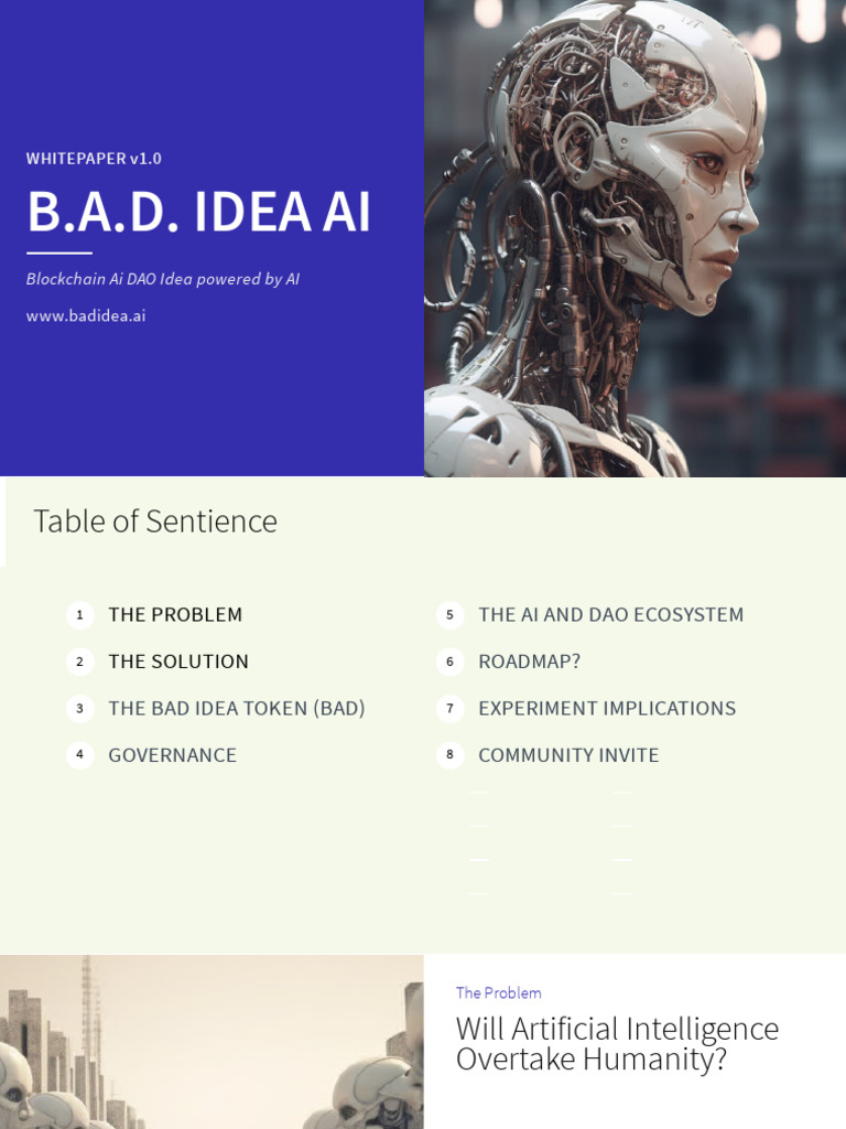 BAD+IDEA+AI+WHITEPAPER+v1.0 | PDF | Artificial Intelligence | Intelligence (AI) & Semantics