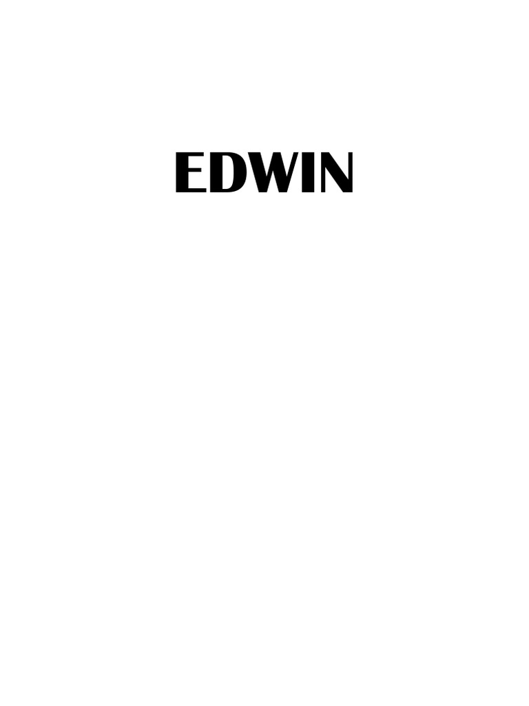 Edwin | PDF