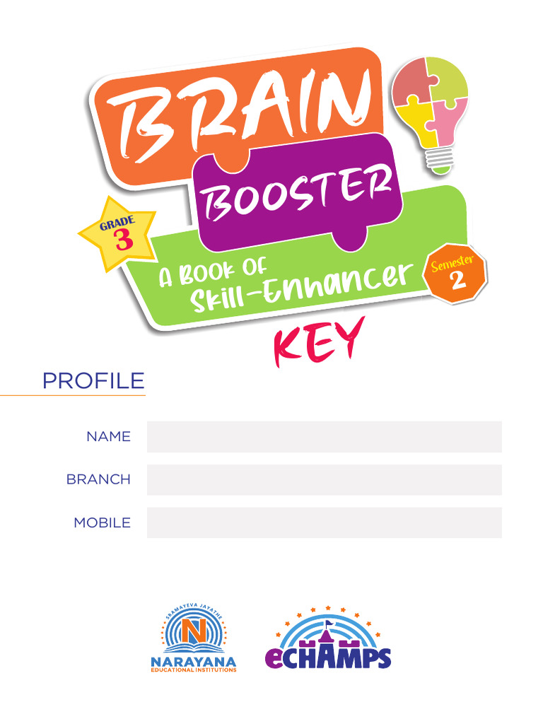 Grade 3 Brain Booster Workbook | PDF | Track And Field | Foods