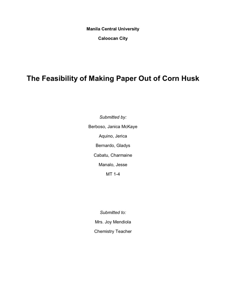 Investigatory Project | PDF | Papermaking | Paper