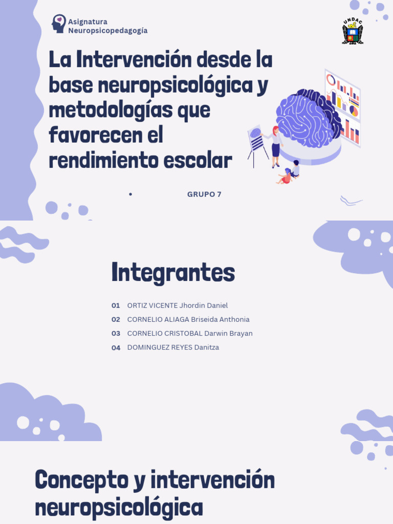 La Intervención Neuropsicologica | PDF | Evaluación | Aprendizaje