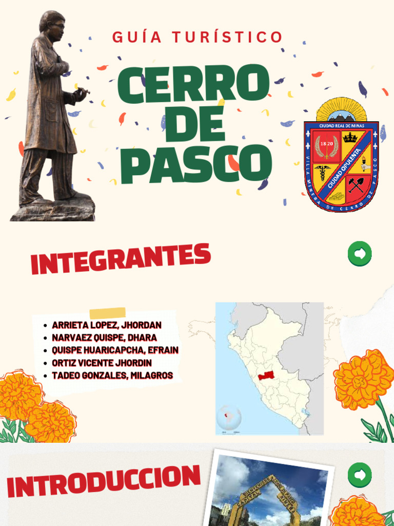 Guía Turística de Cerro de Pasco | PDF