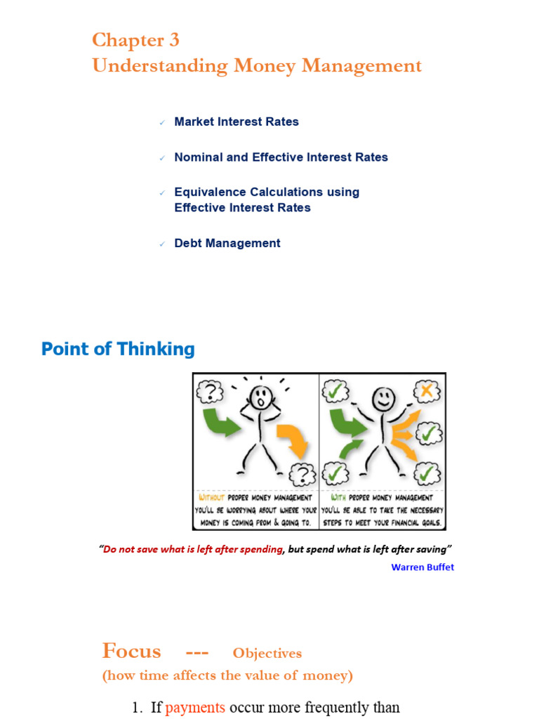 Chapter 3 Understanding Money Management | PDF | Interest | Annual ...