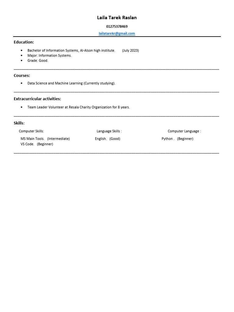 Laila Tarek Raslan | PDF