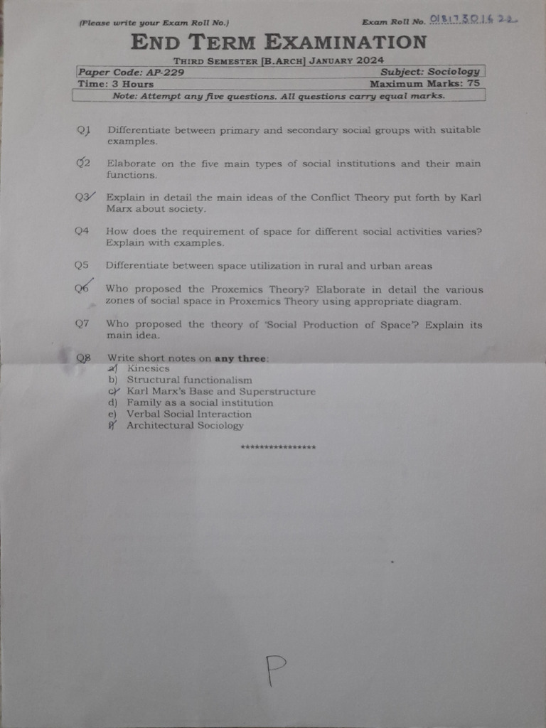 PYQ-3rd Sem '23 | PDF