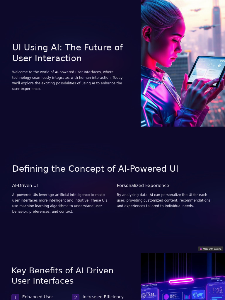 UI Using AI The Future of User Interaction | PDF | Artificial ...