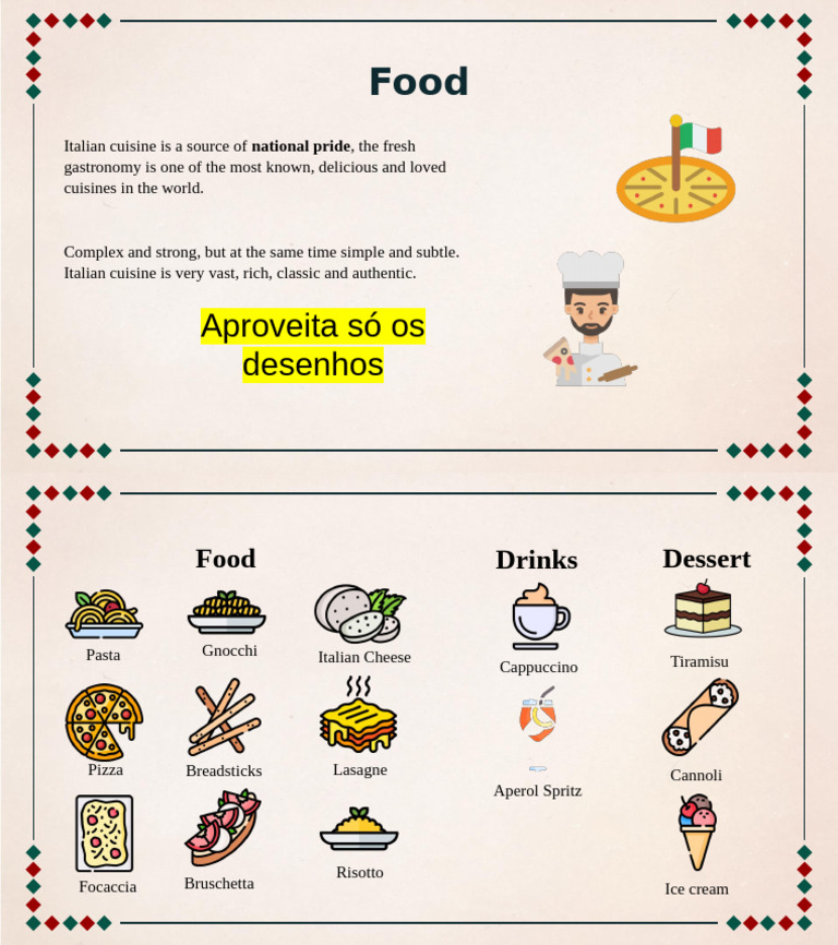 Slide Comida | PDF