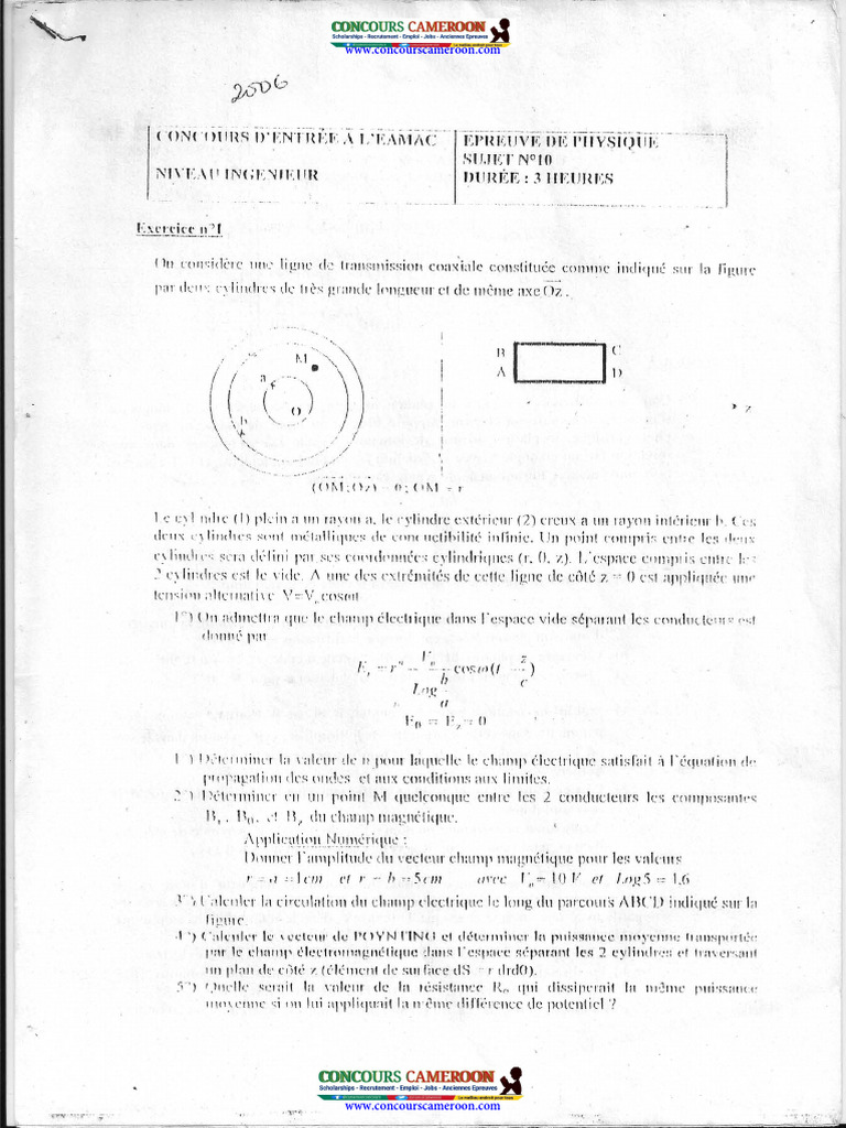 Eamac Ing Physique 2006 | PDF