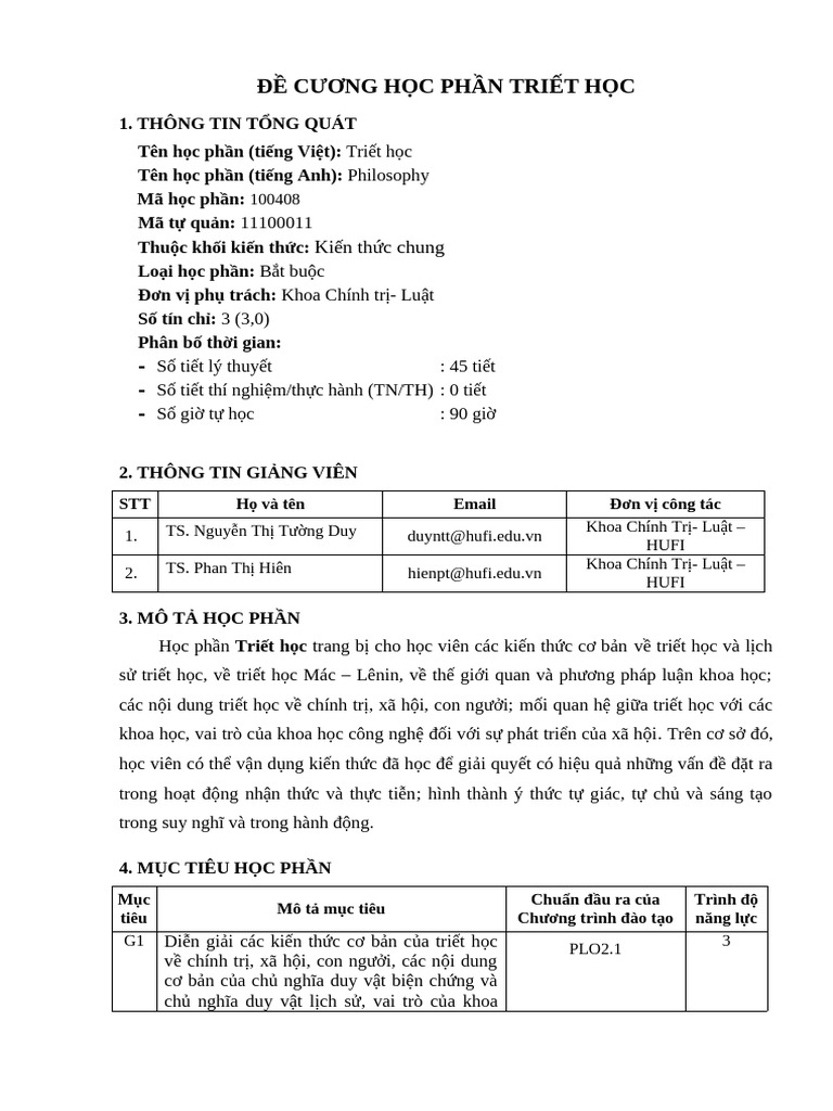 de-cuong-hp-triet-hoc-3-tc-khoi-khcn (1) | PDF