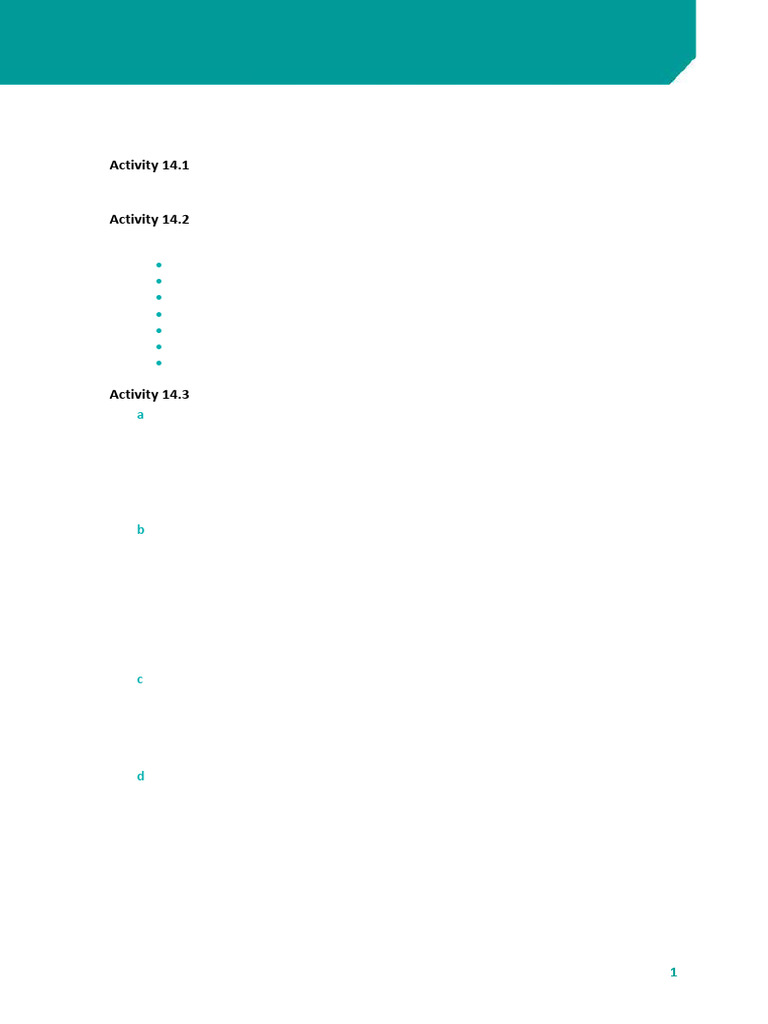 14 The Marketing Mix - Place - Answers To Activities | PDF | Retail ...
