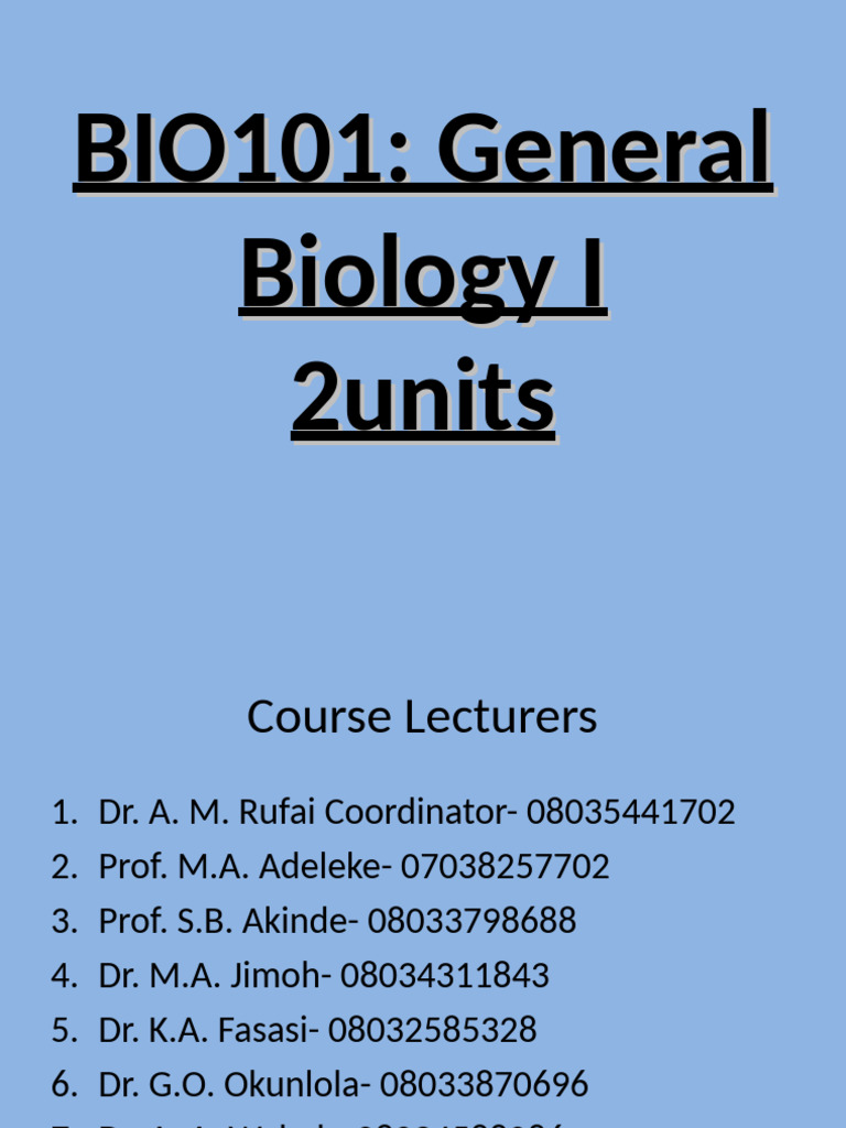 Digestive System PPT - BIO101 Lectures | PDF | Digestion | Stomach