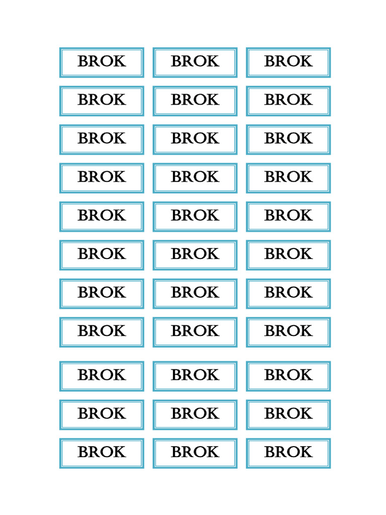 Brok | PDF