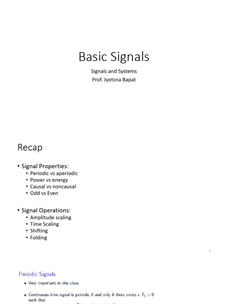 Signals 2 | PDF | Computer Engineering | Signal Processing