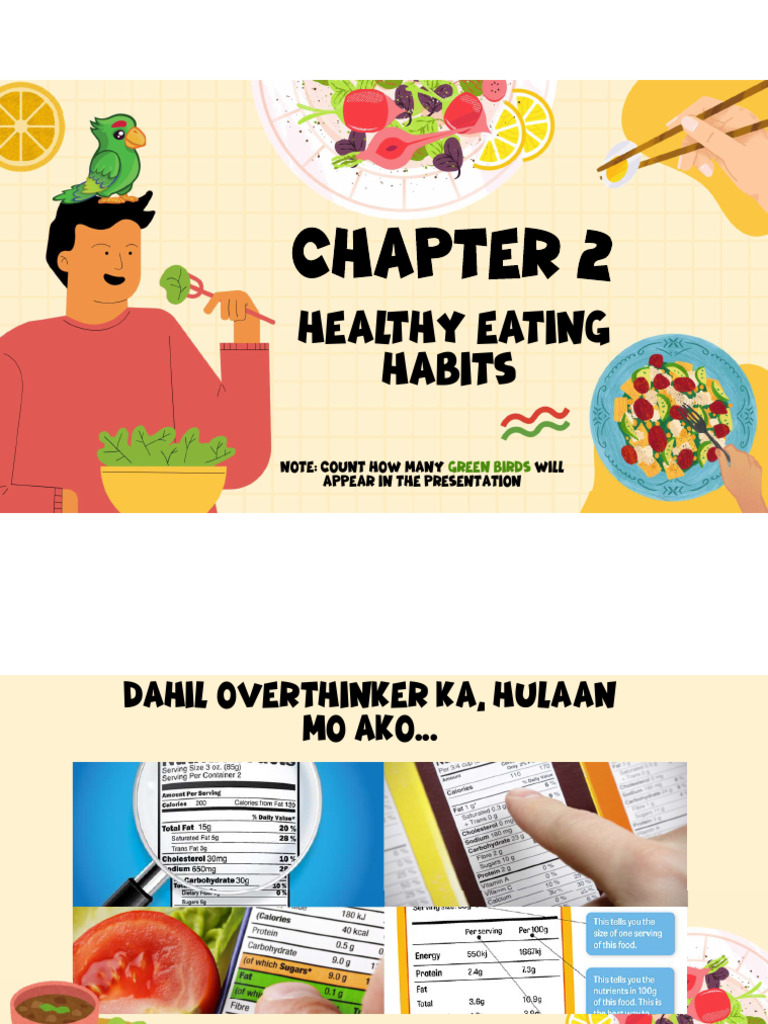 Promoting Healthy Eating Habits | PDF | Foods | Healthy Diet