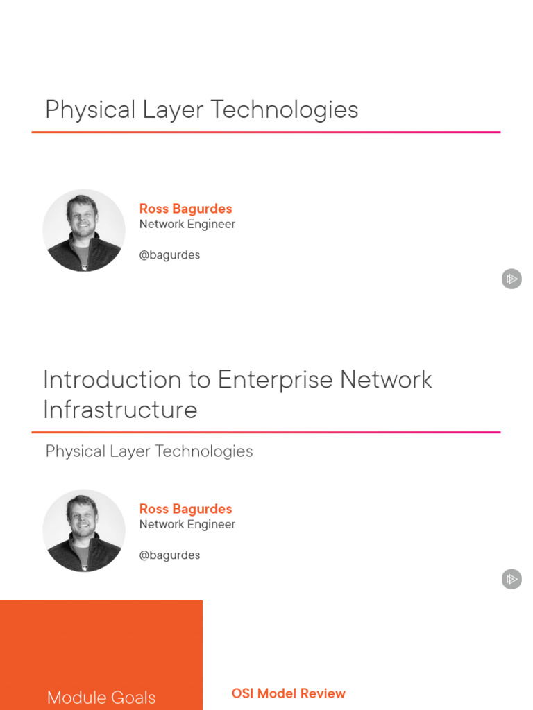 Physical Layer Technologies Slides | PDF | Ethernet | Optical Fiber