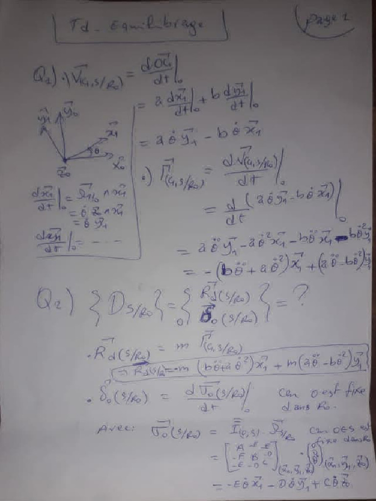 TD Equilibrage (GM) | PDF
