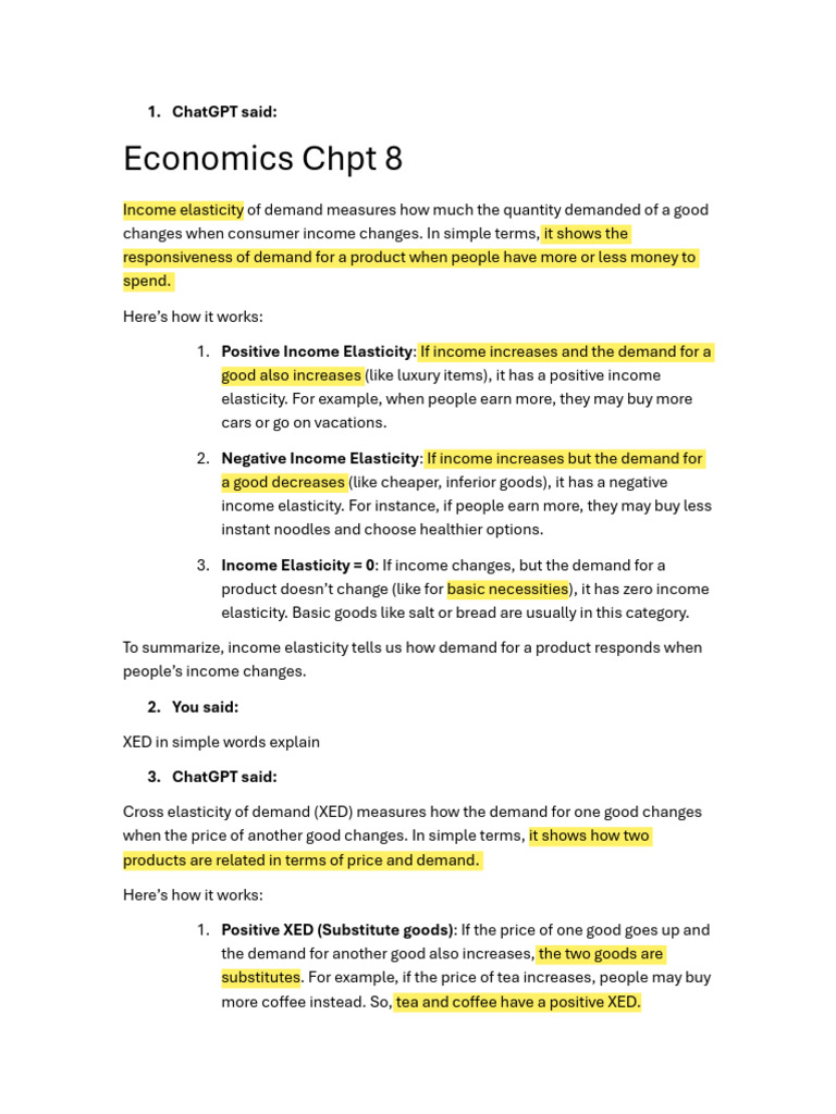5 Economics | PDF | Economic Equilibrium | Elasticity (Economics)