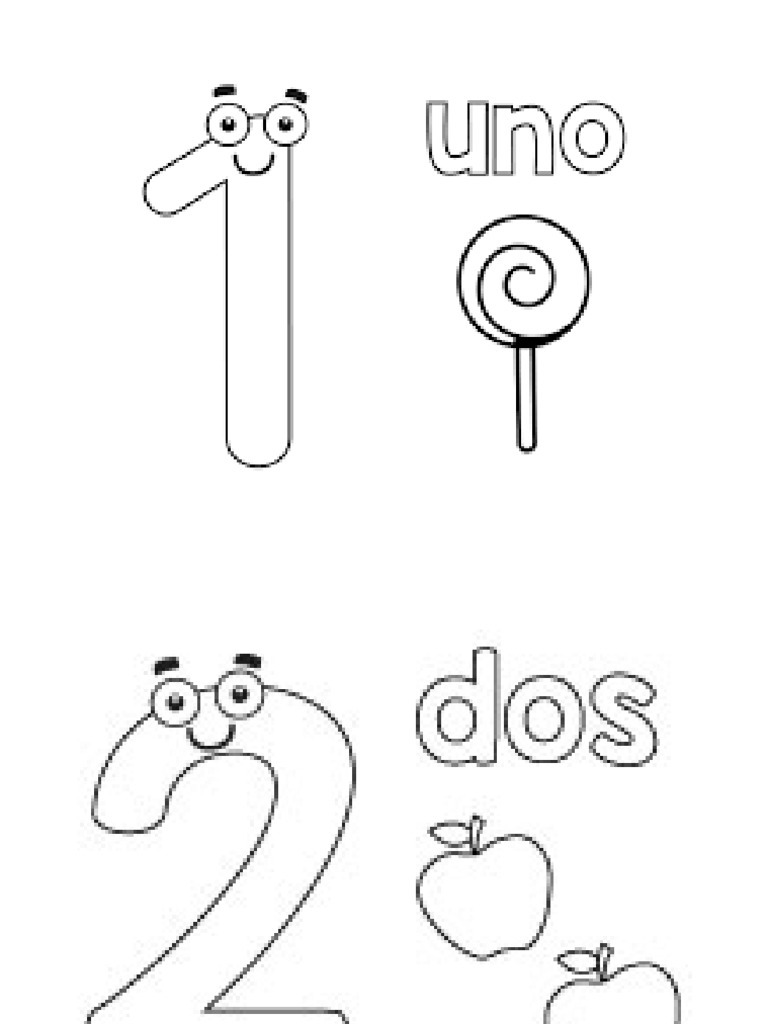 Números 1-3 | PDF