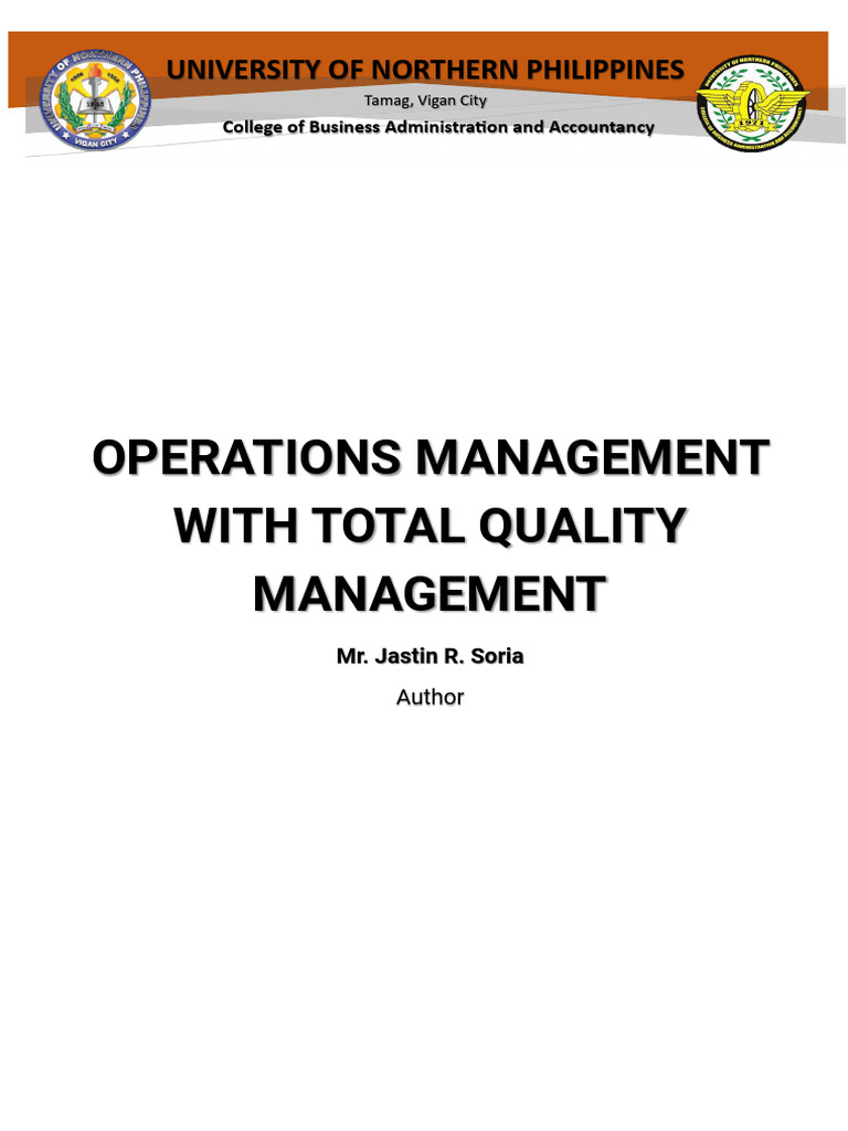 Operations-Management-with-TQM | PDF | Operations Management | Lean ...