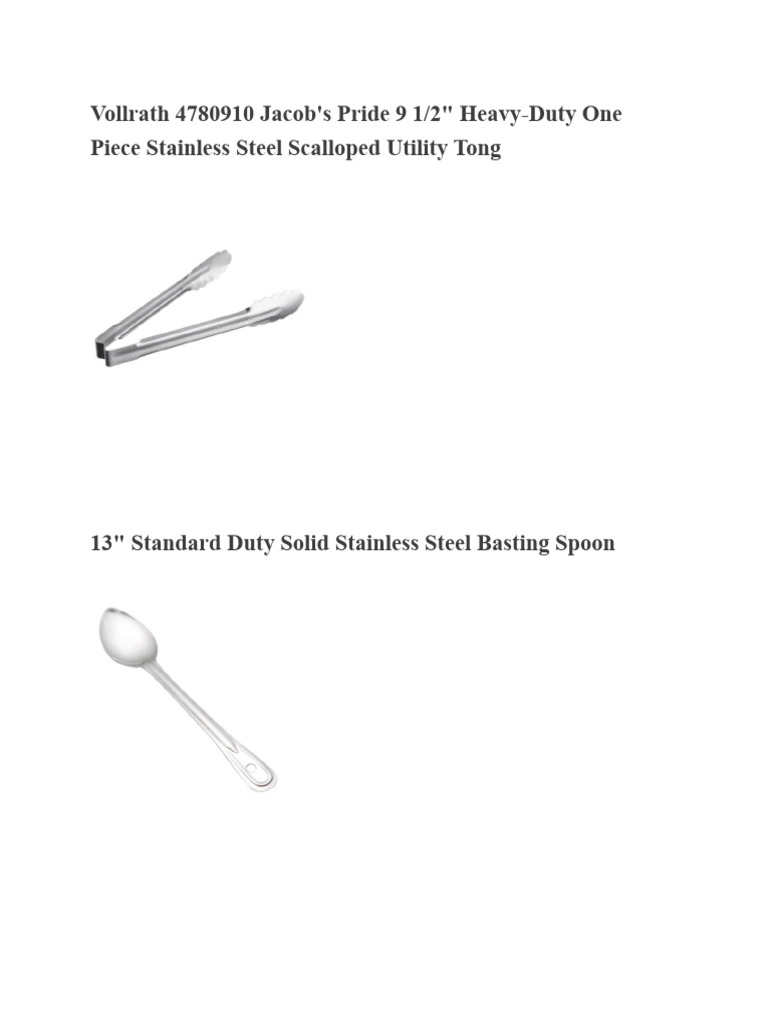 Commercial Kitchen Equipment Pricing Guide | PDF | Cookware And ...