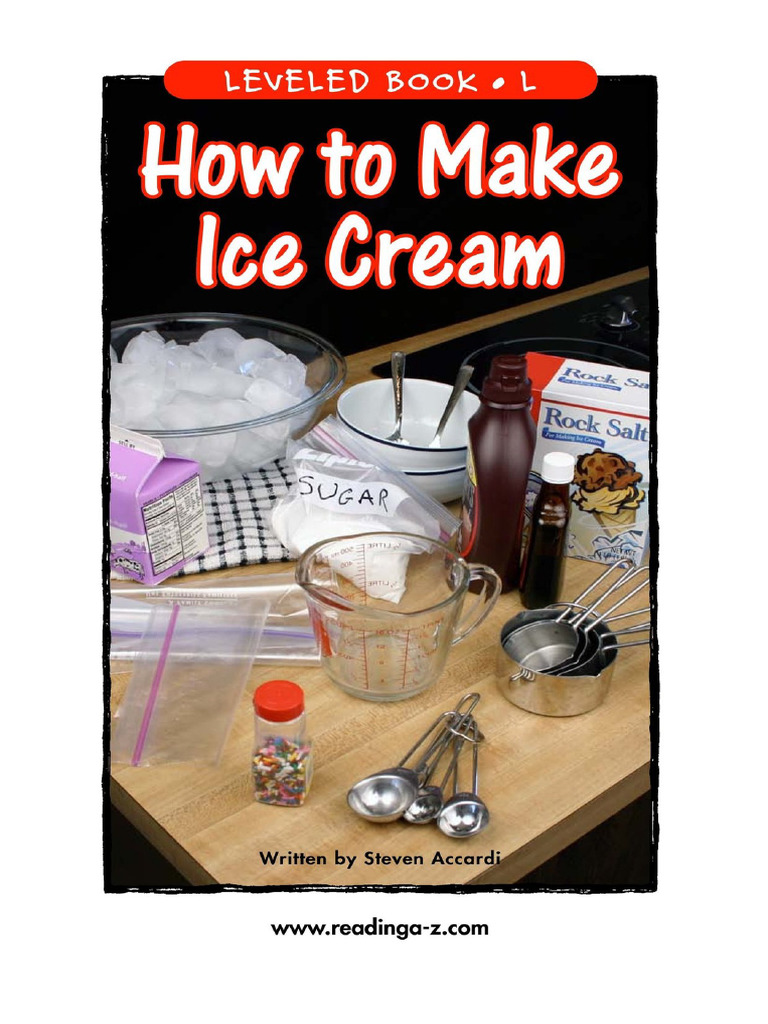 How to Make Ice Cream | PDF