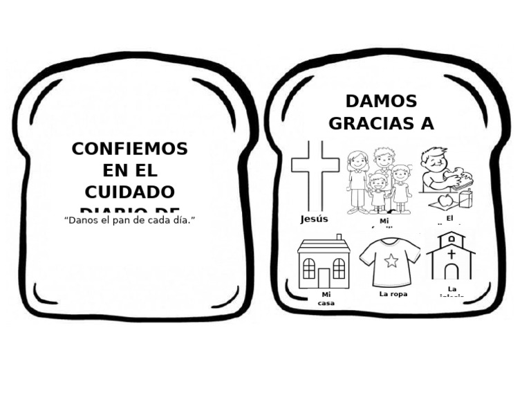 Actividad Niños Danos El Pan de Cada Día | PDF