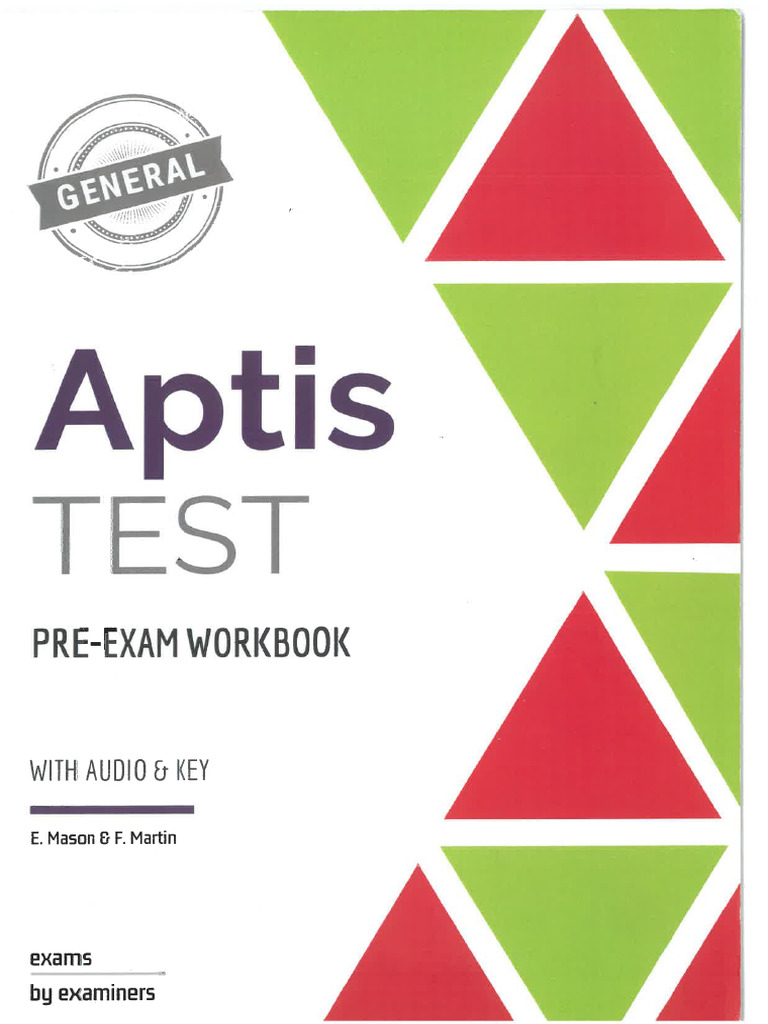 Aptis Test Pre-Exam Workbook | PDF