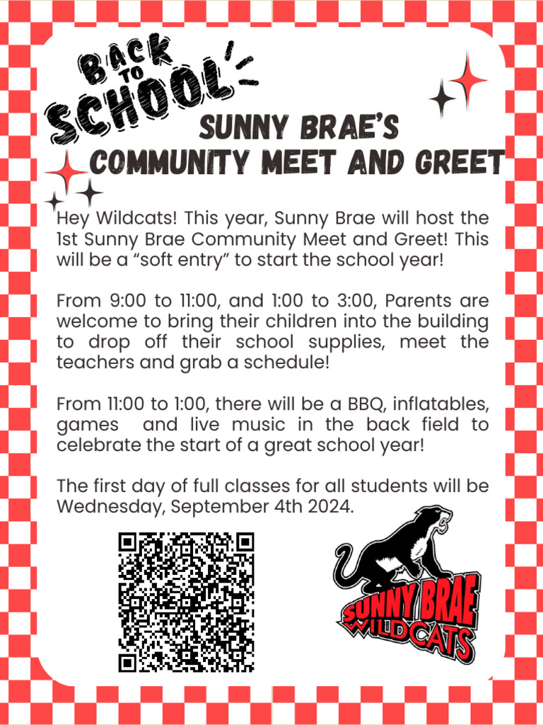 Sunny Brae Community Meet and Greet | PDF