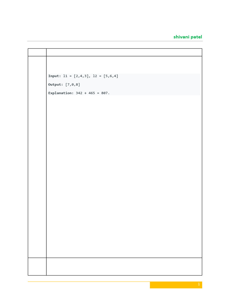 Medium Linked List Problems Solutions | PDF | Computer Programming | Algorithms And Data Structures