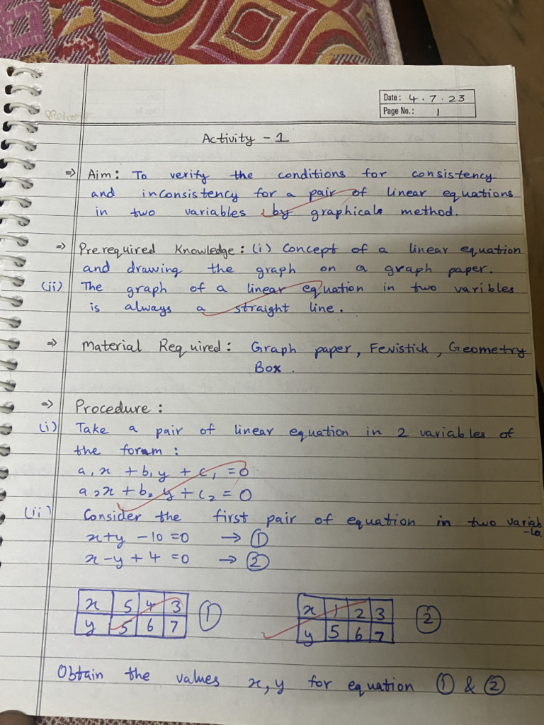 Maths Practical File Work (2) | PDF