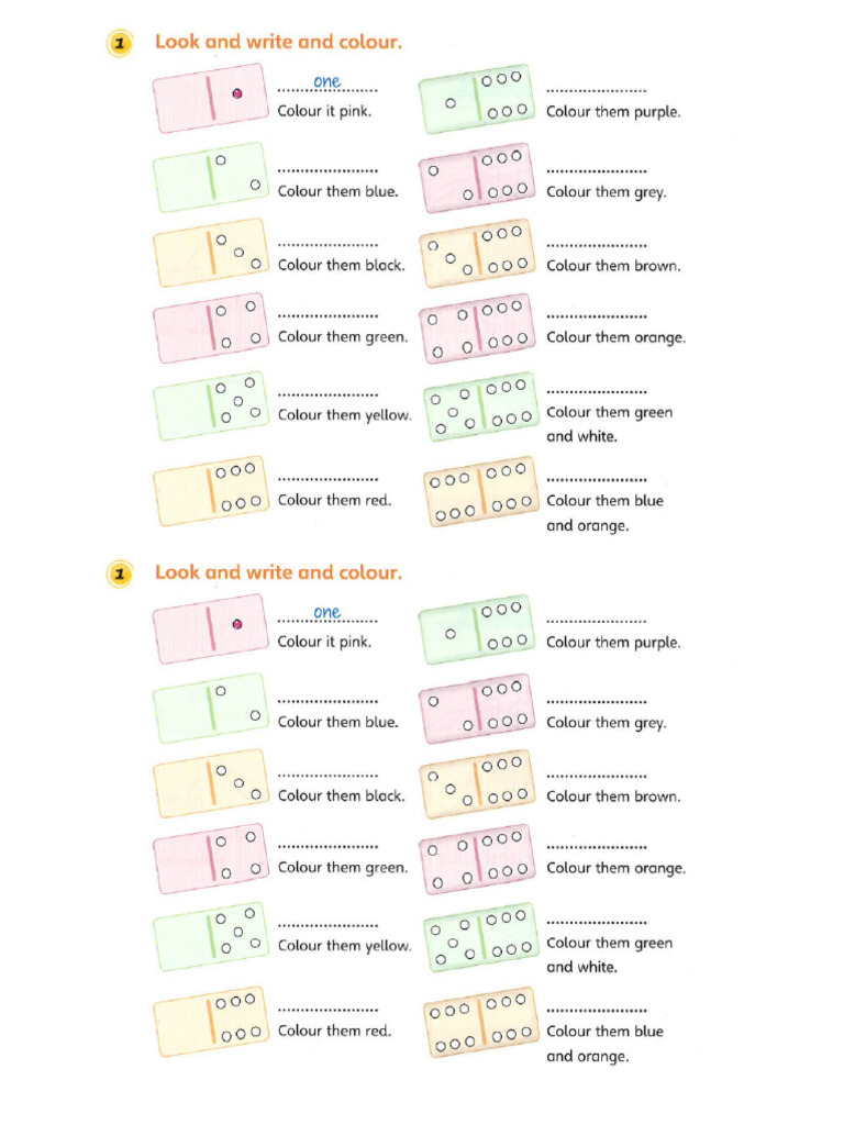 Numbers Worksheet | PDF