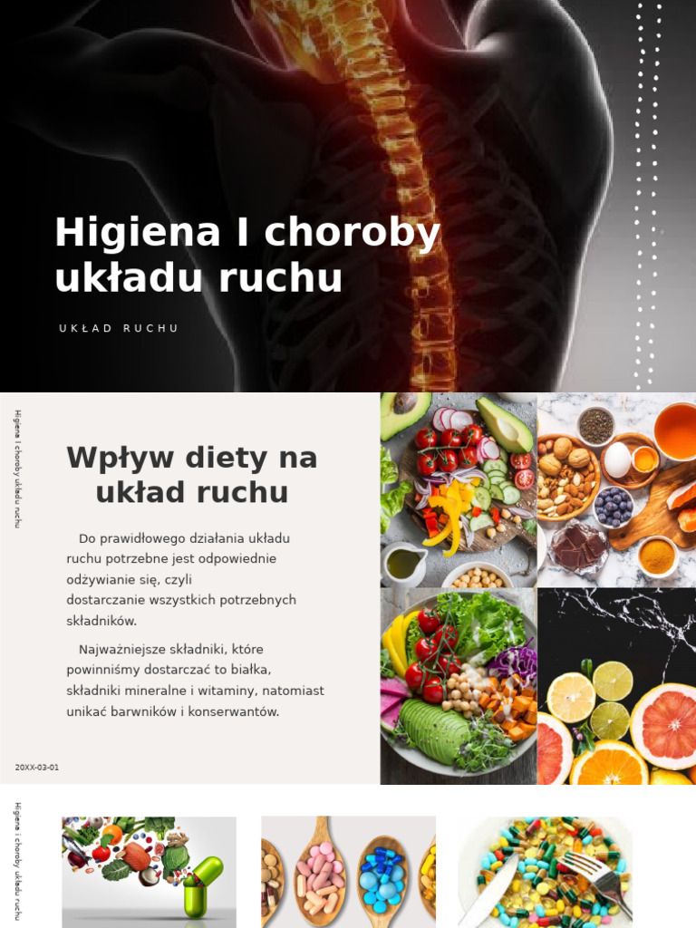 Higiena I Choroby Układu Ruchu | PDF