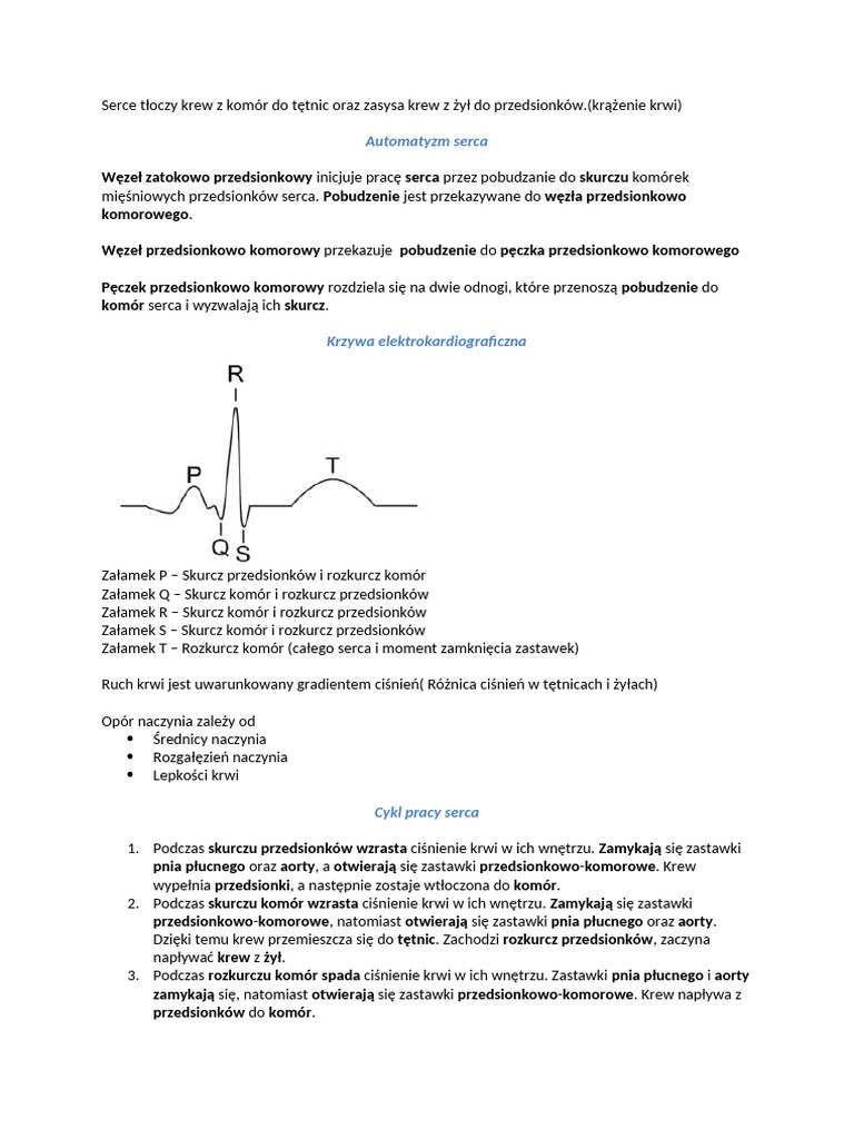 Automatyzm Serca | PDF