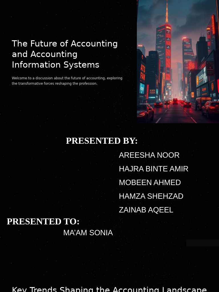 The Future of Accounting and Accounting Information Systems | PDF ...