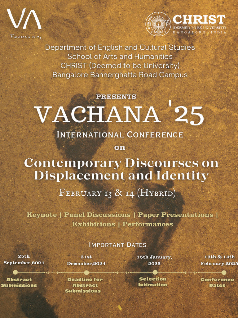 Vachana CFP Brochure | PDF | Identity (Social Science) | Theory