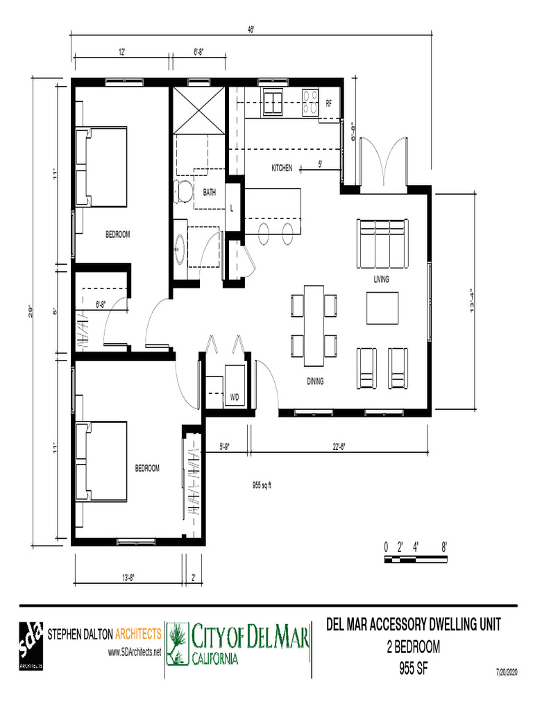 TWO BEDROOM ADU PLAN | PDF